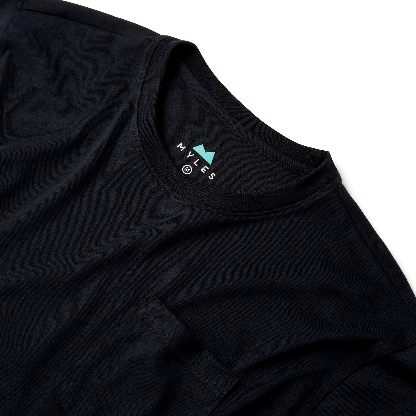 Everyday Pocket Tee in Black | drirelease® | Myles Apparel | Myles Apparel