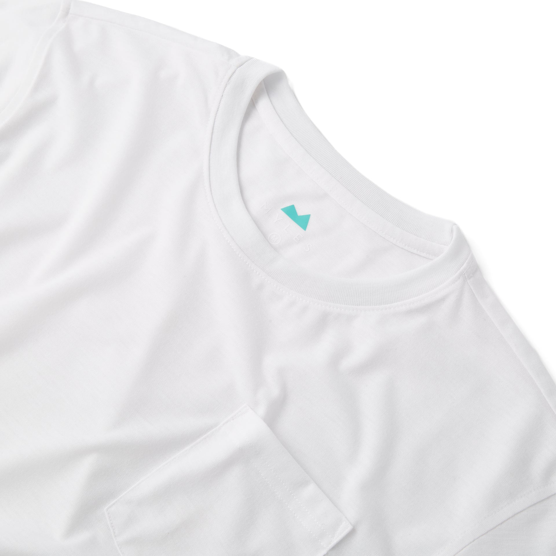Everyday Pocket Tee in White | drirelease® | Myles Apparel | Myles Apparel