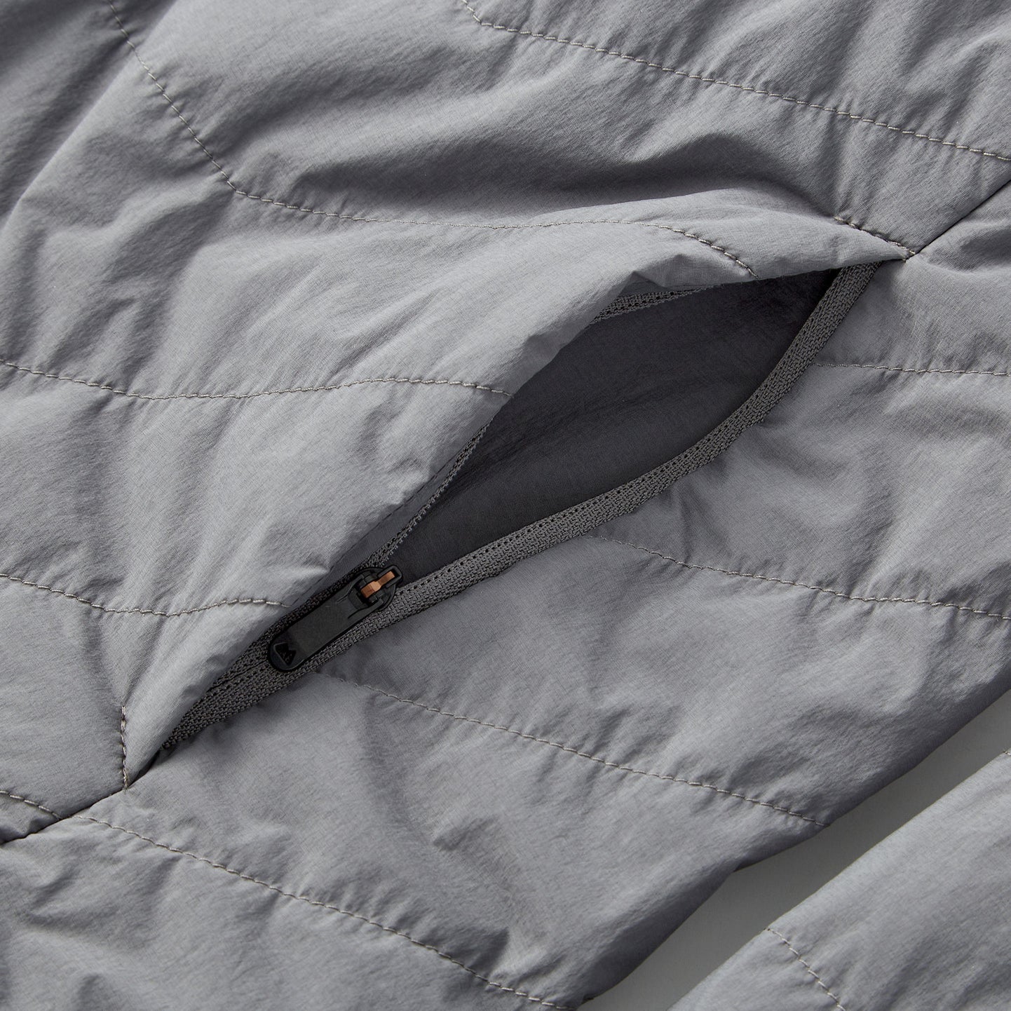 Reversible Insulated Shirt Jacket in Slate Gray | Packable for Travel ...