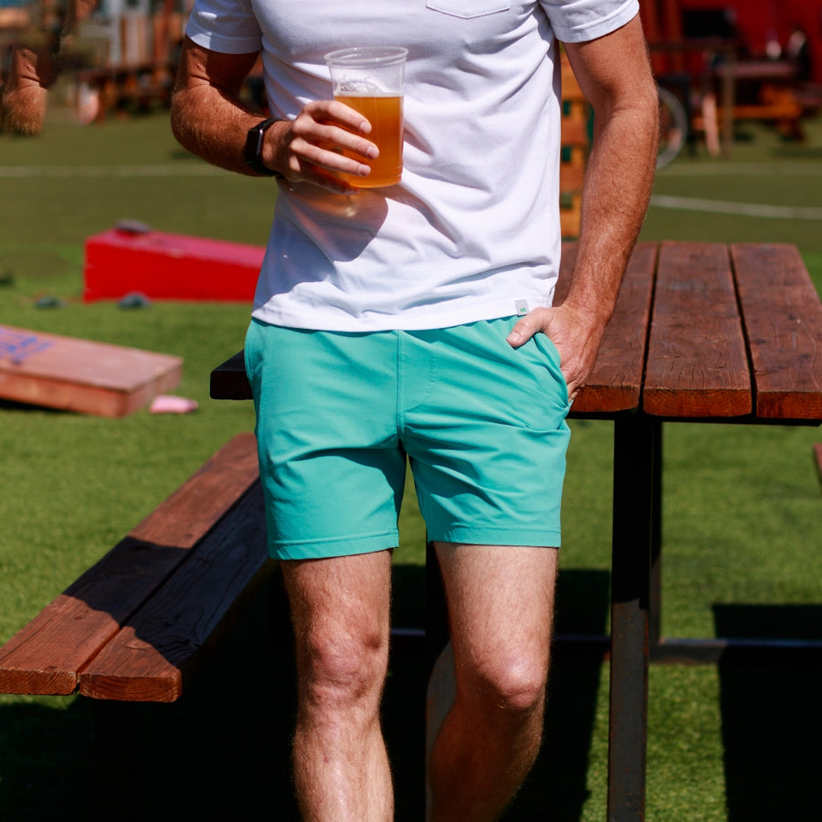Everyday Short in Turquoise Tonic Blue | Athletic Shorts | Myles ...